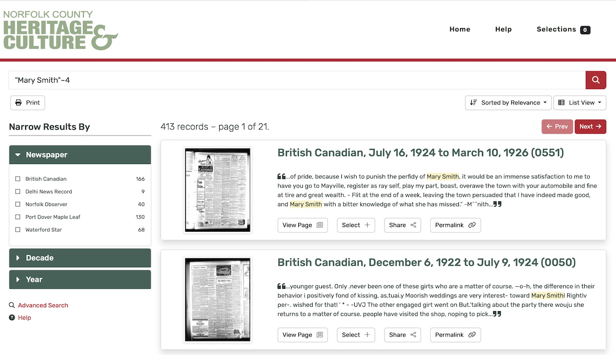 Norfolk County Newspapers & Andornot Consulting